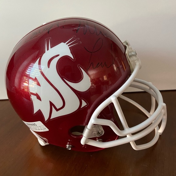Riddell Inc. | Office | Washington State Cougars Autographed Mike Leach ...